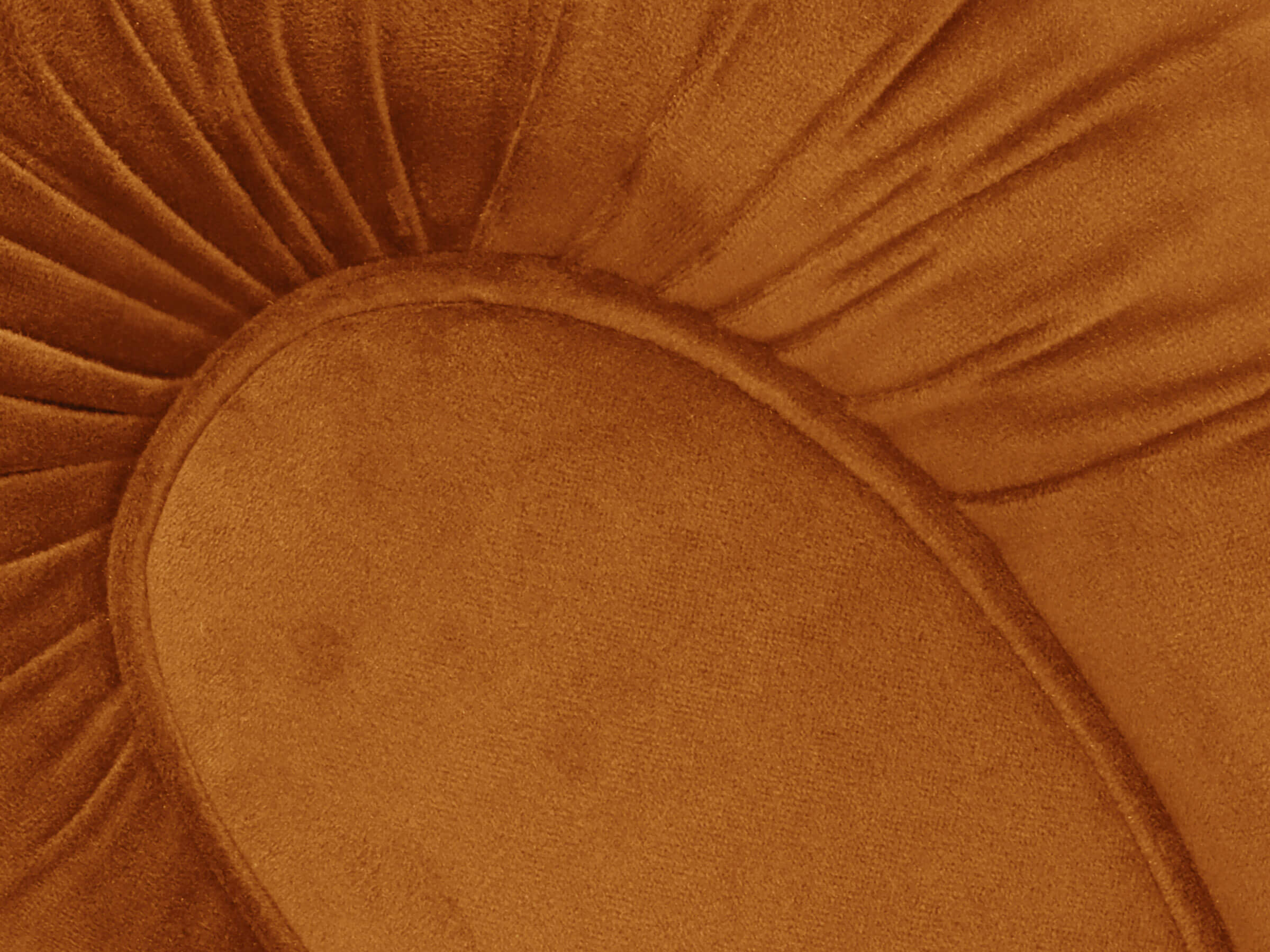 Oskar 2 Seat Chesterfield Sofa In Burnt Orange Lush Velvet