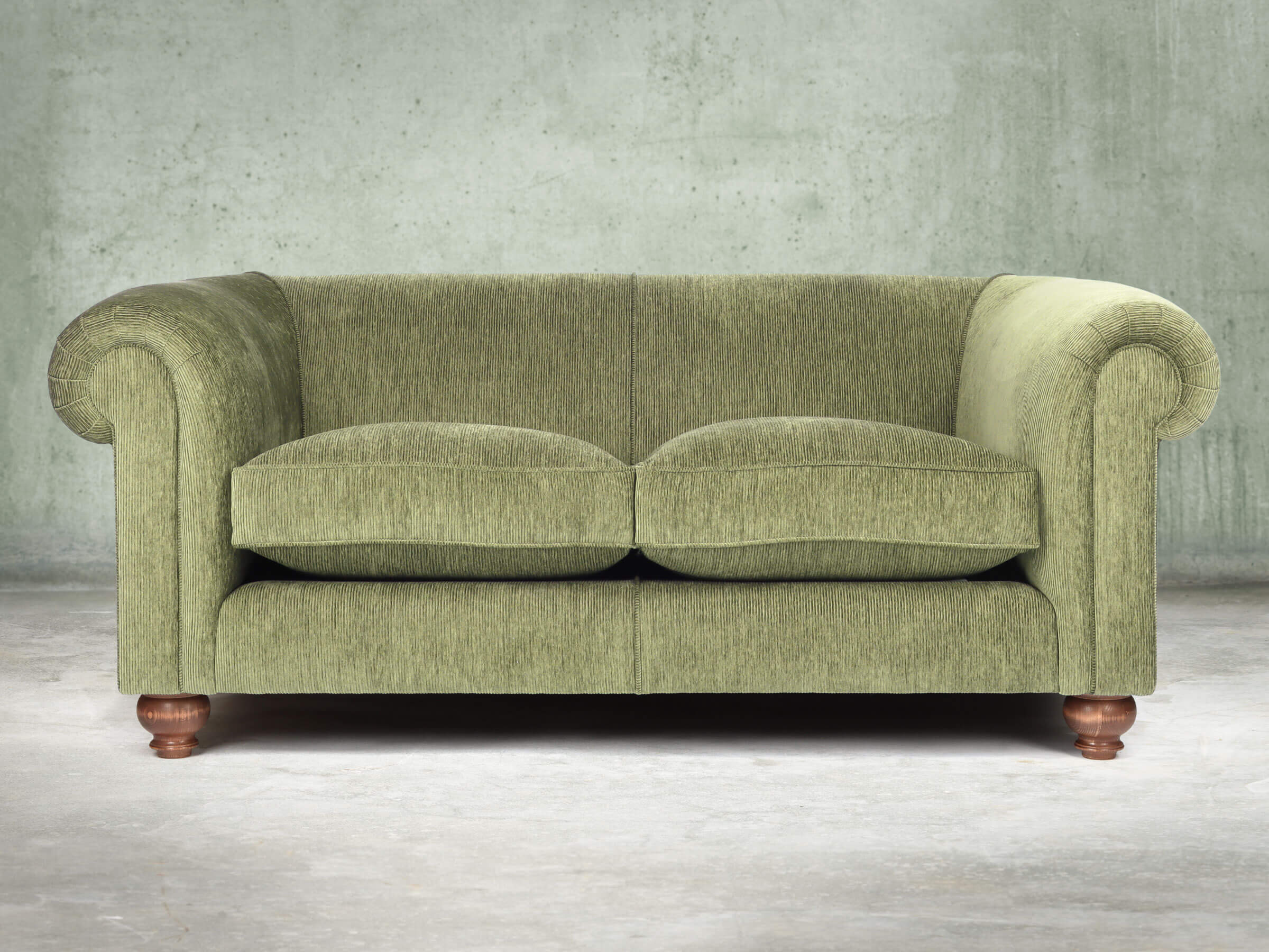Green Fabric Chesterfield Sofa | Simply Chesterfields